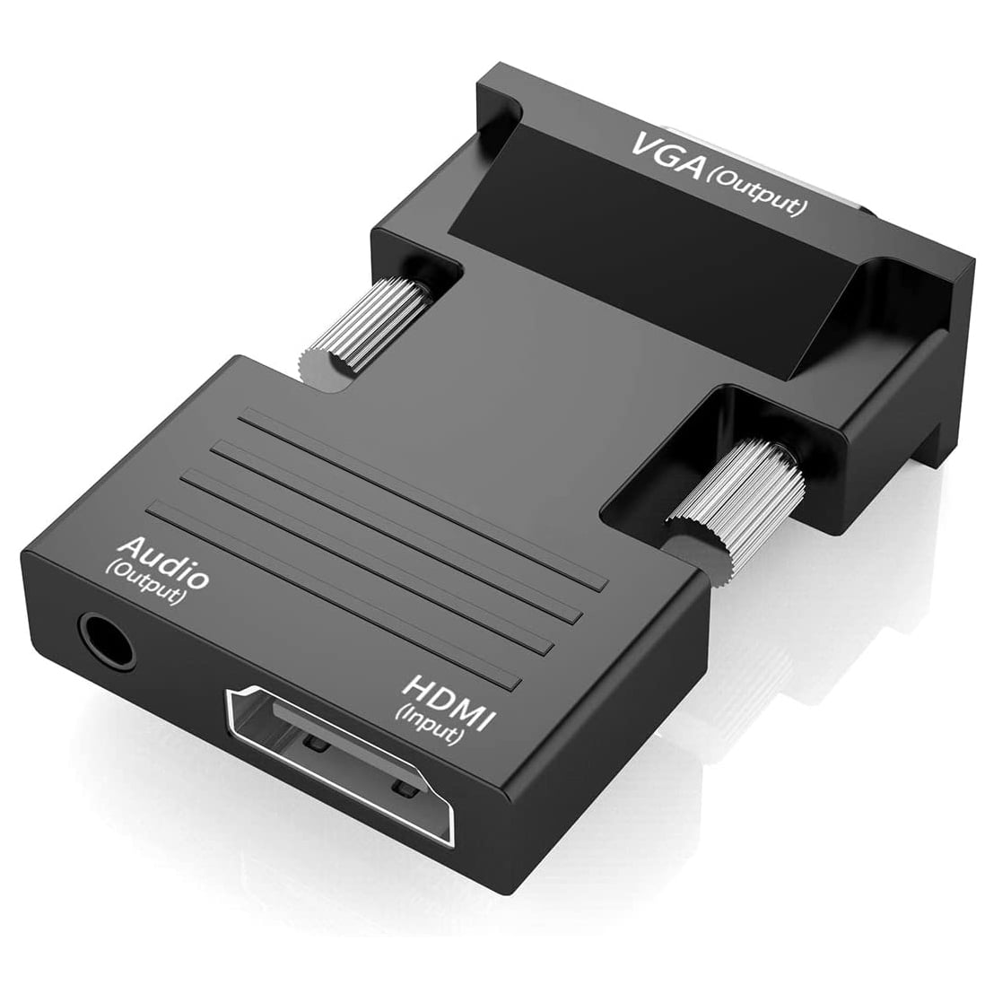 HDMI to VGA Adapter Converter (Female to Male), Audio Output Computer ...