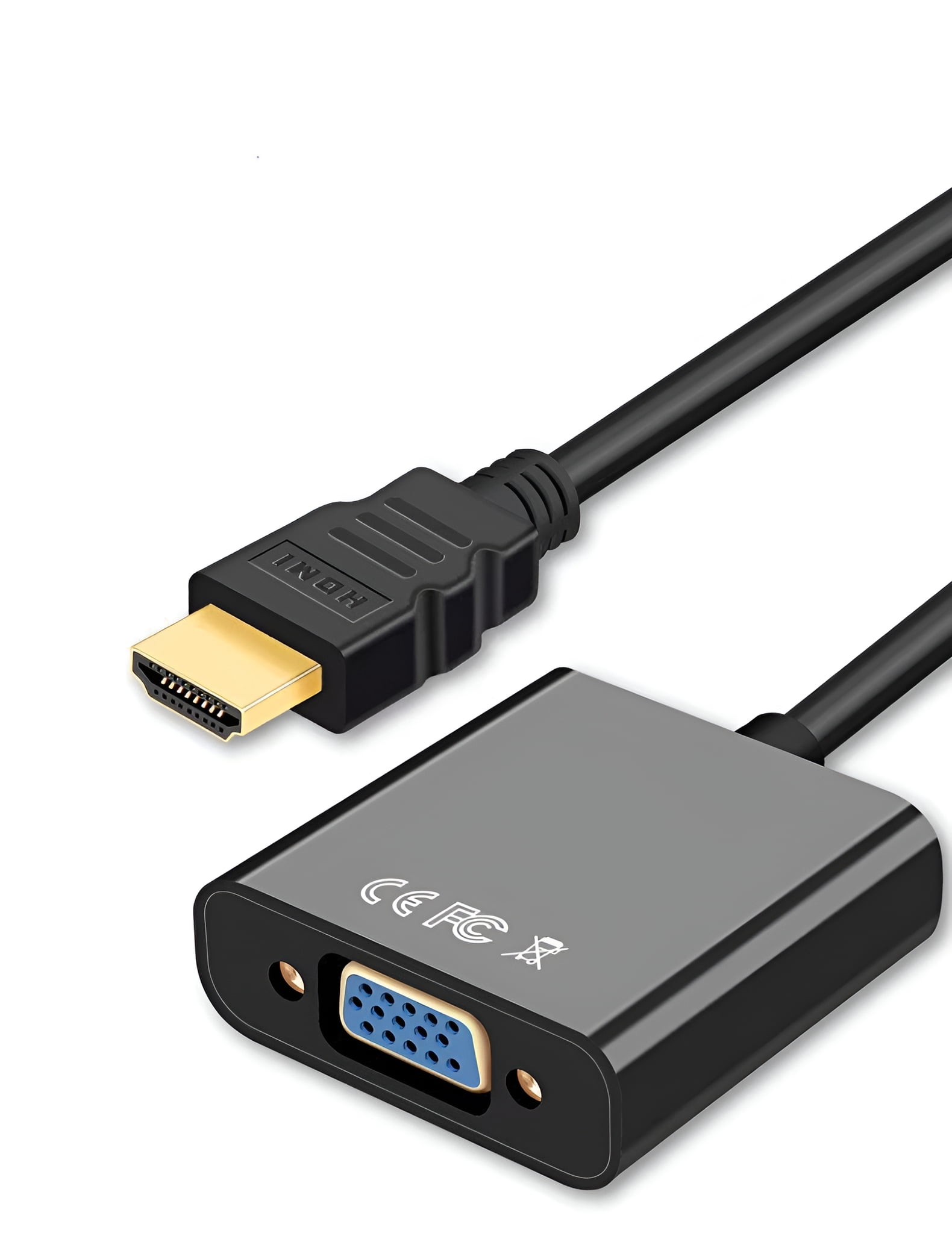 HDMI to VGA Converter, HDMI to VGA Adapter (Male to Female) for ...