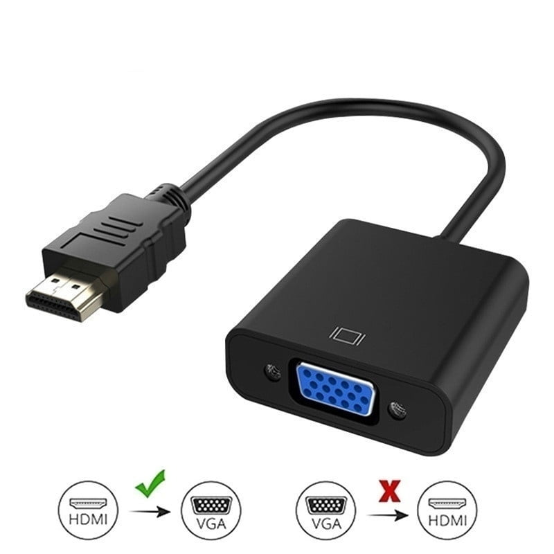 HDMI To VGA Adapter, HDMI to VGA Converter (Male to Female) Compatible ...