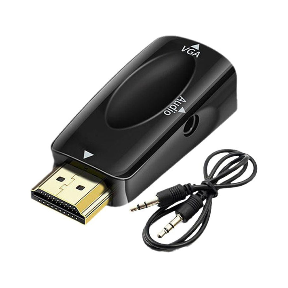 HDMI-compatible Female to VGA Male Converter Lot U3 S2N7 - Walmart.com
