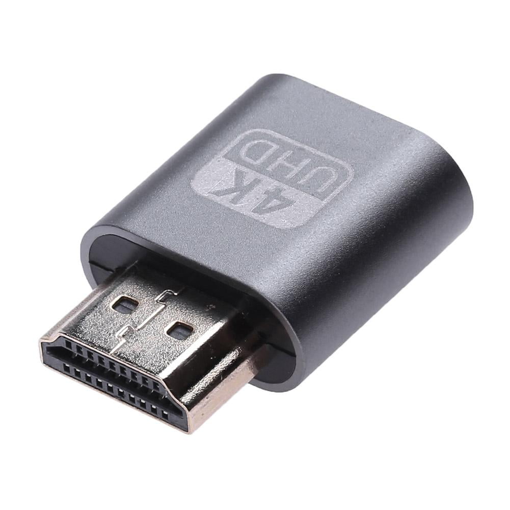 HDMI-compatible Virtual Display Adapter 1.4 DDC EDID Dummy Plug Lock ...