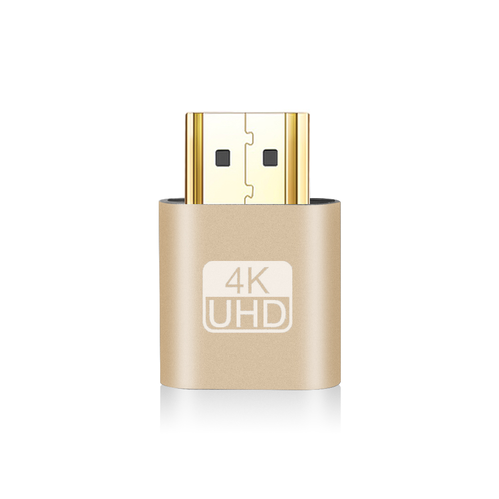 HDMI-compatible Virtual Display Adapter 4K Fit-Headless displayport ...
