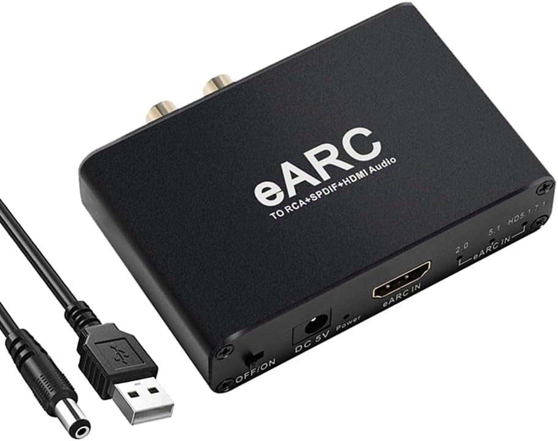 HDMI eARC ARC Audio Converter,24bit/192KHz Audio Sampling Rate,ARC ...