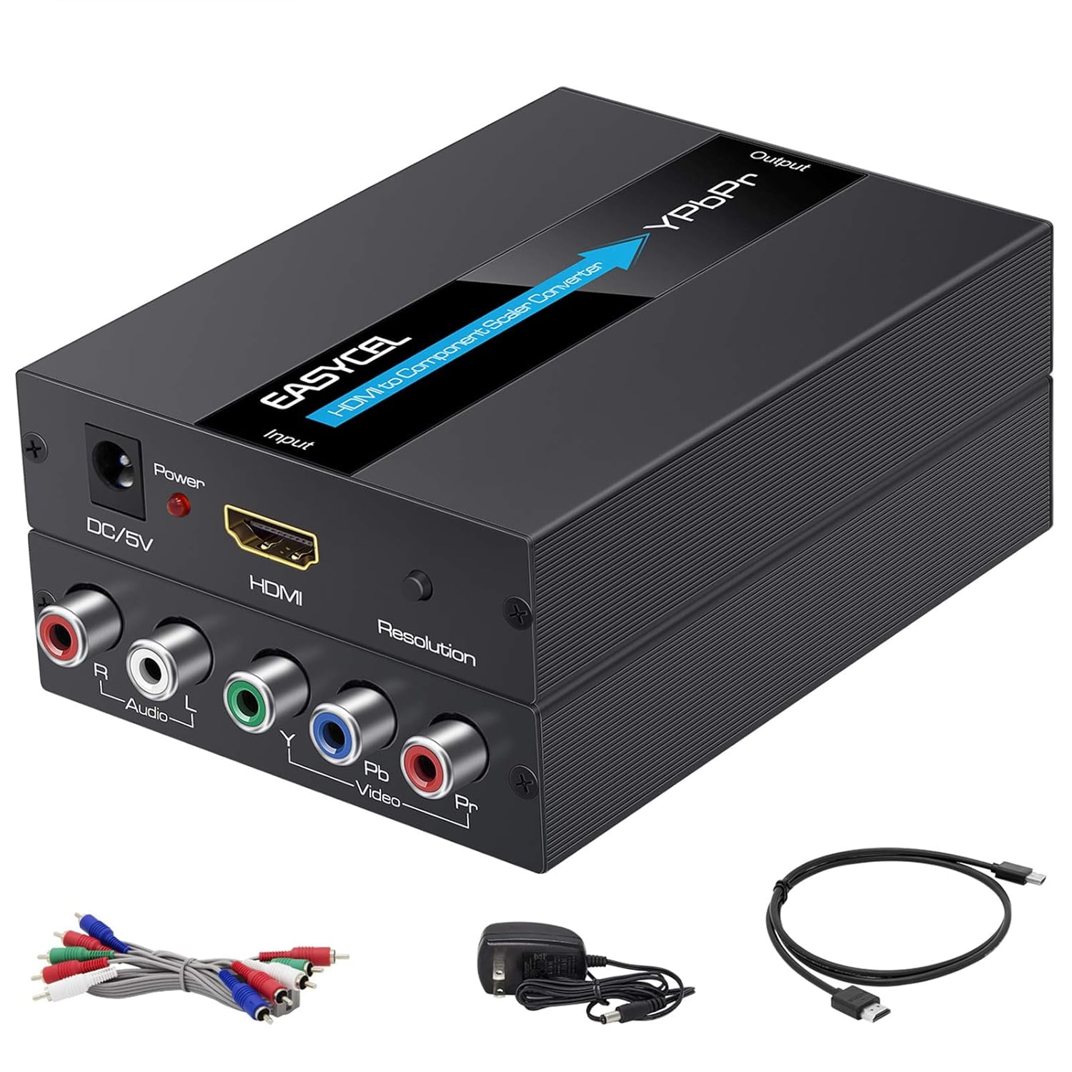 HDMI to Component Converter with HDMI and Component Cables, 1080P ...