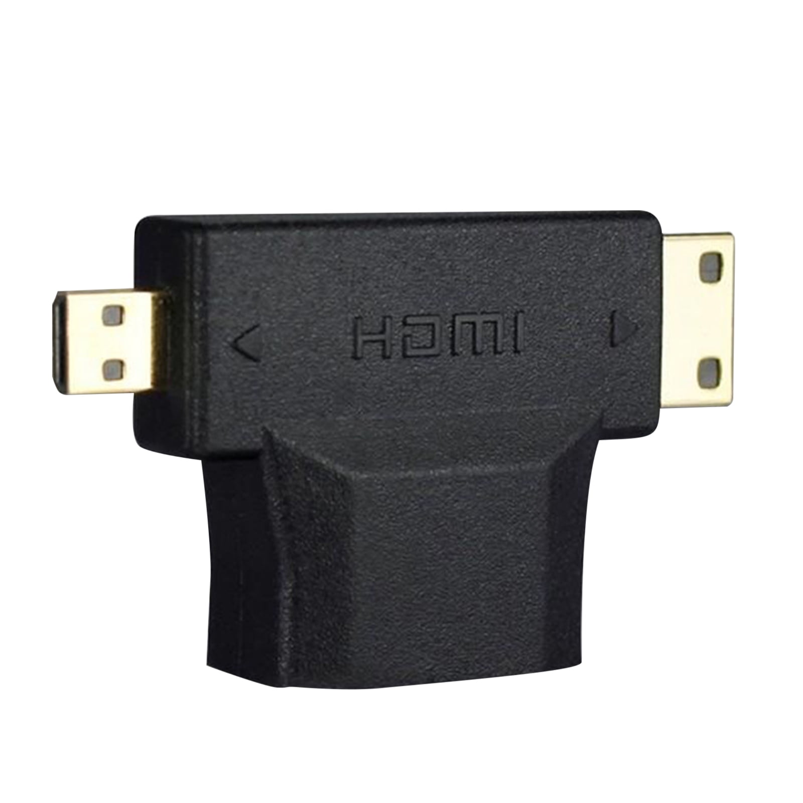HDMI to Mini Micro HDMI Adapter Gold-Plated Dust Cover, 1080P Support ...