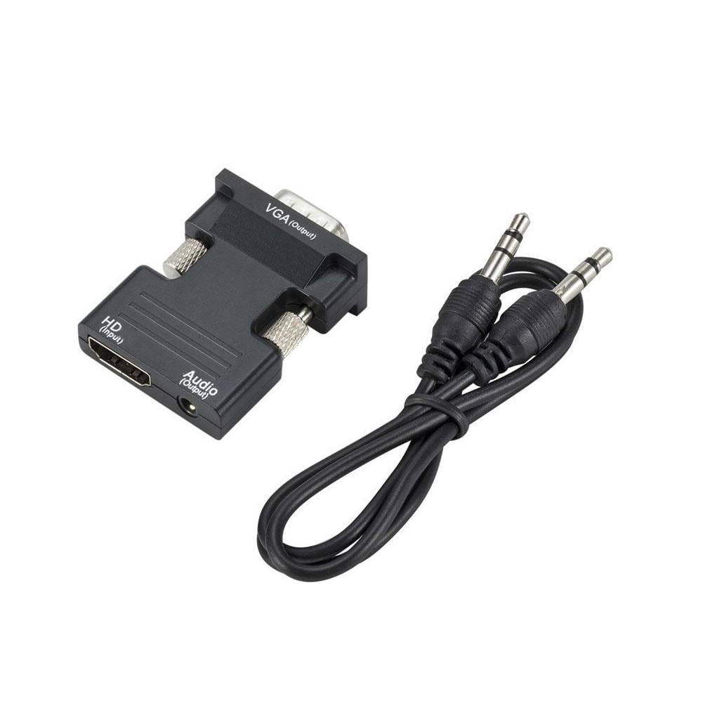 HDMI to VGA Converter Adapter Cable HDMI INPUT to VGA OUTPUT for TV PC ...