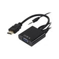 HDMI to VGA Video Audio Digital Plug Cable Micro Mini HDMI Male Adapter ...