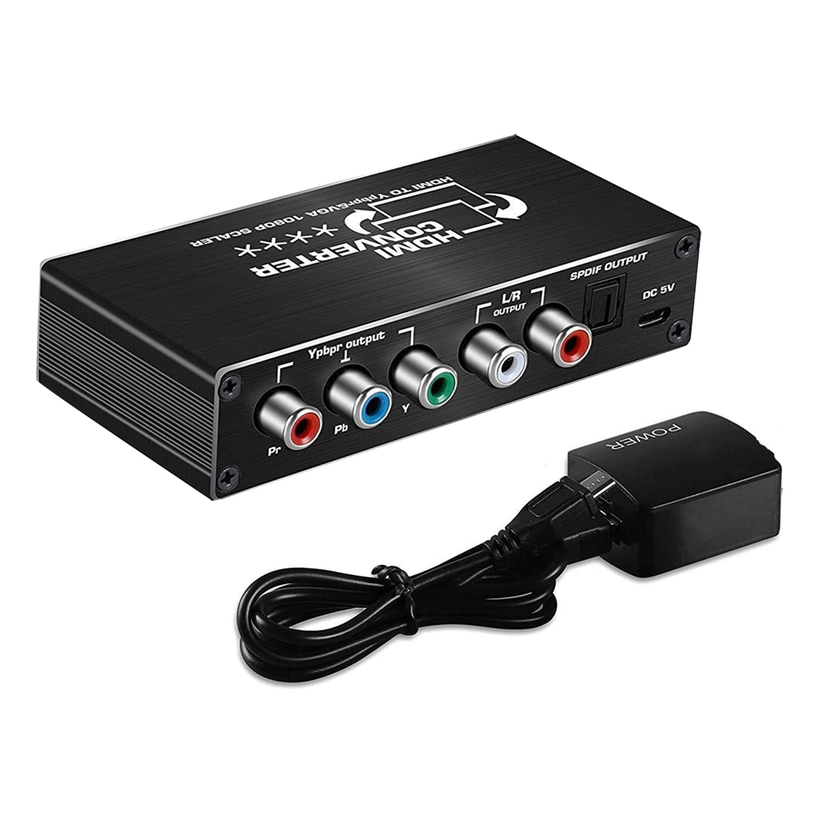 HDMI to YPbPr/VGA Converter Supports 1080P Output, Plug and Play for ...