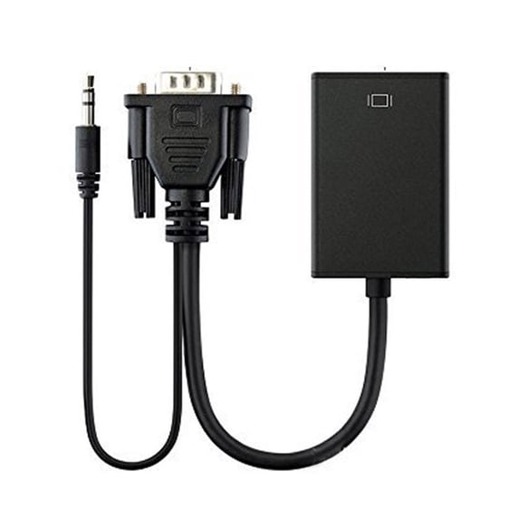HDMIcompatible to VGA Converters with 3.5mm Cable for PC Laptop TVs ...
