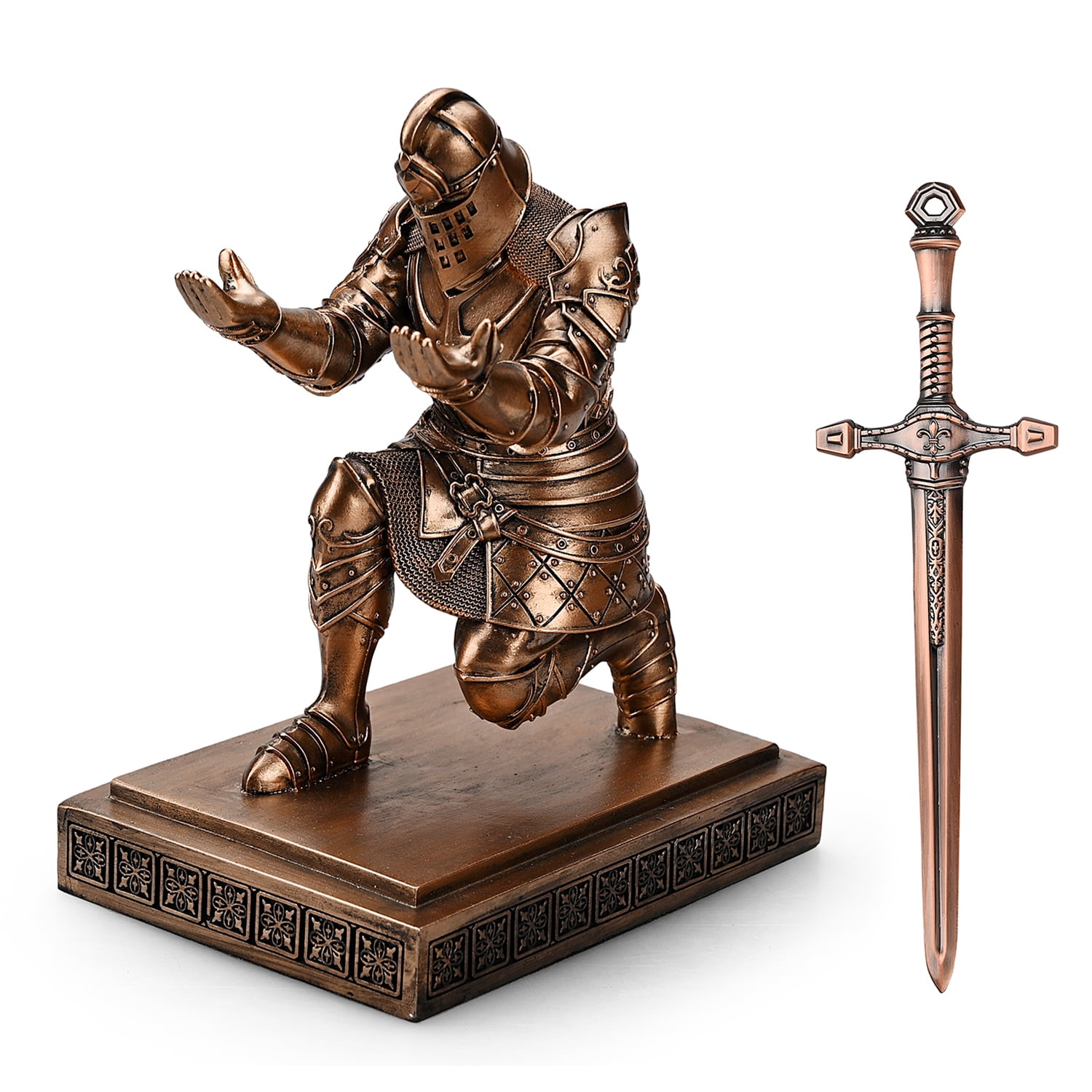 Free Shipping! HDMbigmi King's Guard Knight Pen Holder Pen Stand Desk ...