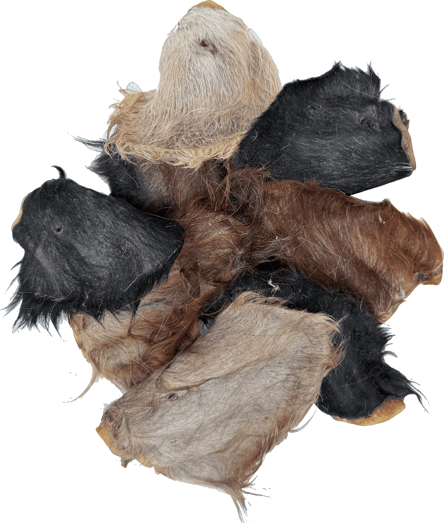 HDP Furry Hair Beef Cow Ears Dog Chew Packs:Pack of 15 - Walmart.com