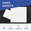 HDPE Sheet - 3/8" (.375) Thick High-Density Polyethylene Panel for ...