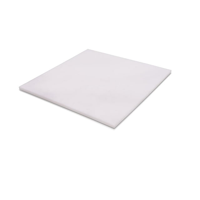 HDPE (High Density Polyethylene) Plastic Sheet 1" x 18" x 24” Natural ...