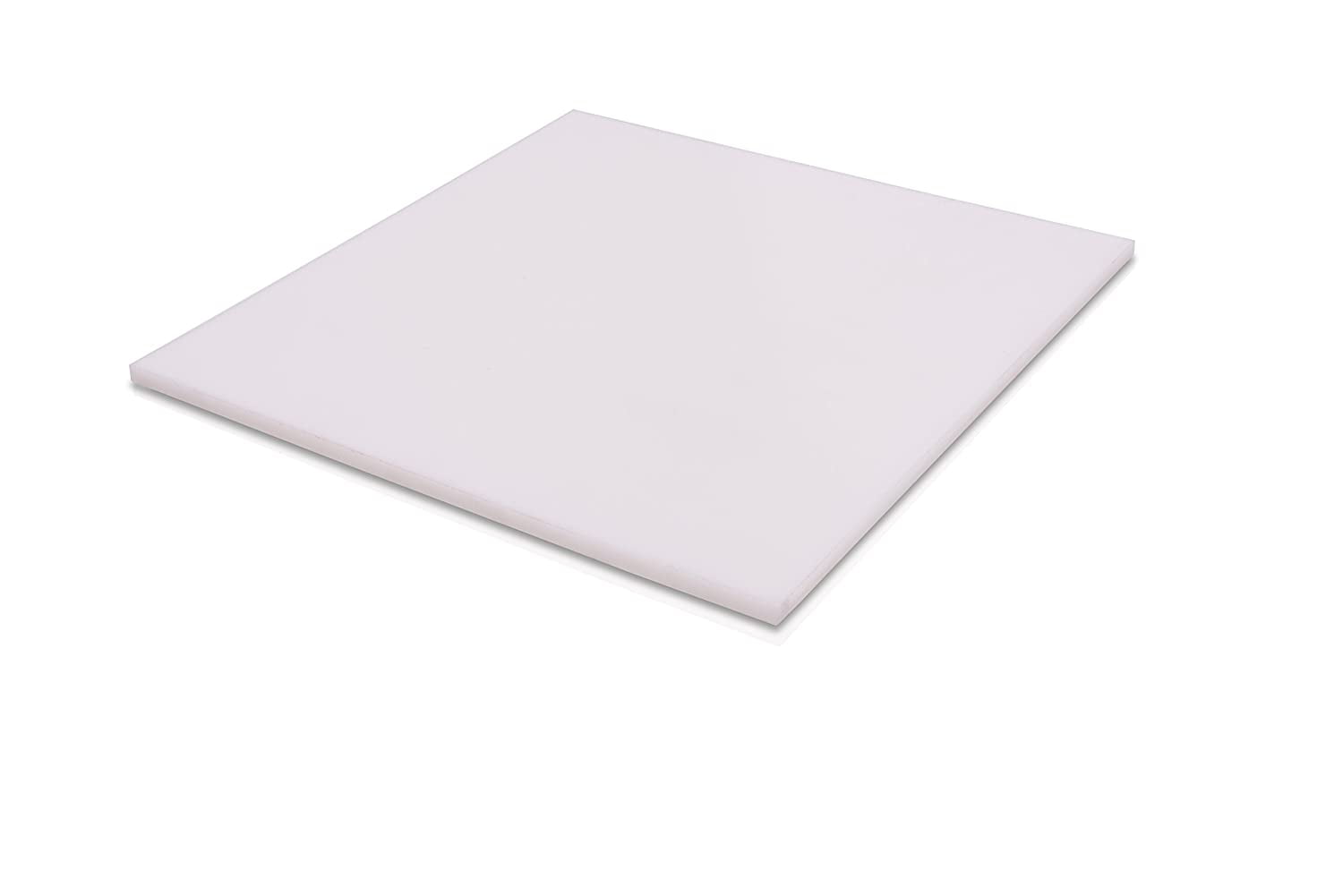 HDPE (High Density Polyethylene) Plastic Sheet 3/8" x 24" x 48" Natural ...