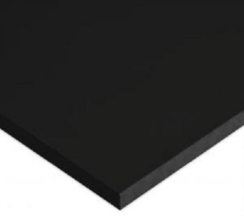HDPE (High Density Polyethylene) Plastic Sheet /4" x 48" X 24" Black ...