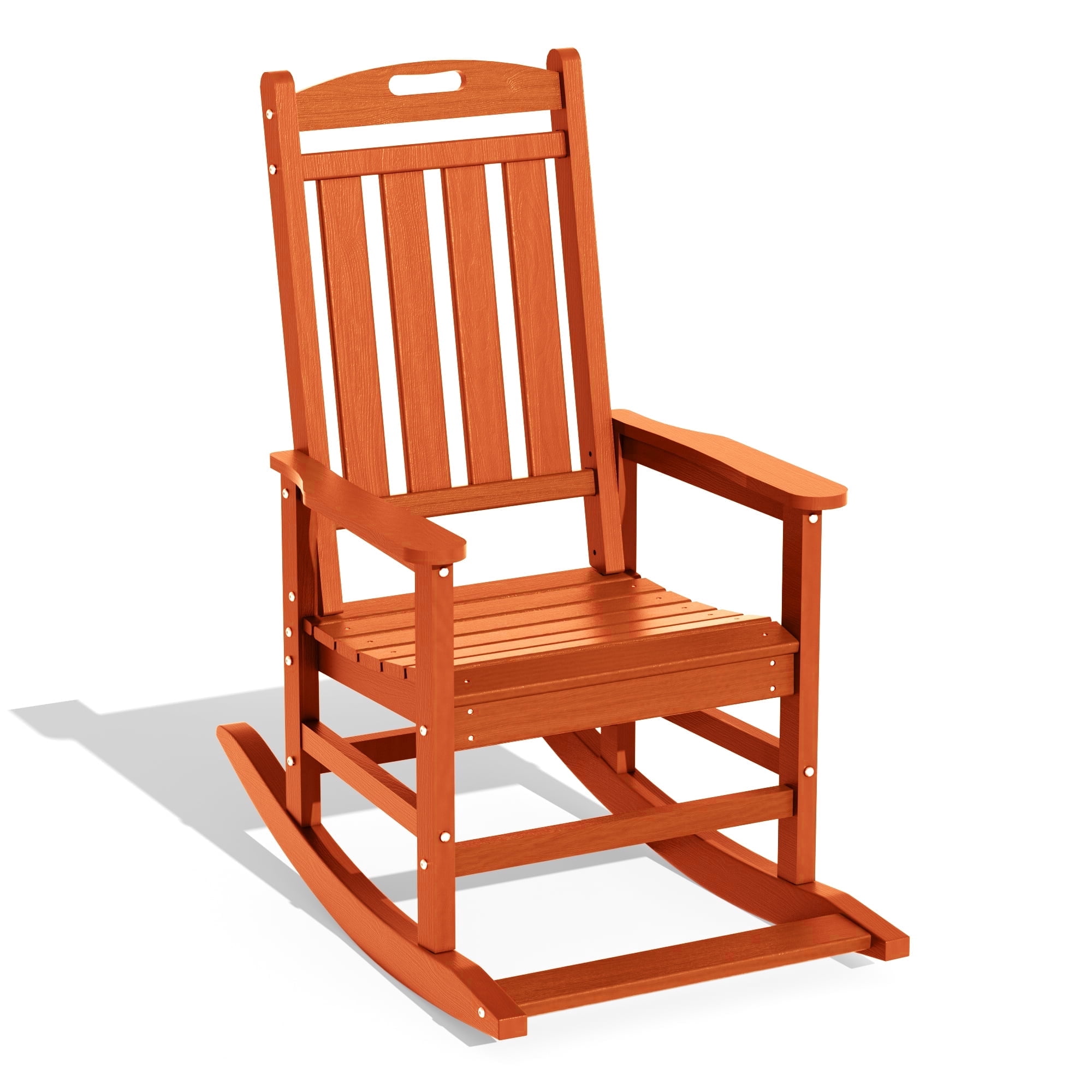 HDPE Outdoor Rocking Chairs , Patio Rocking Chairs with footrest design ...