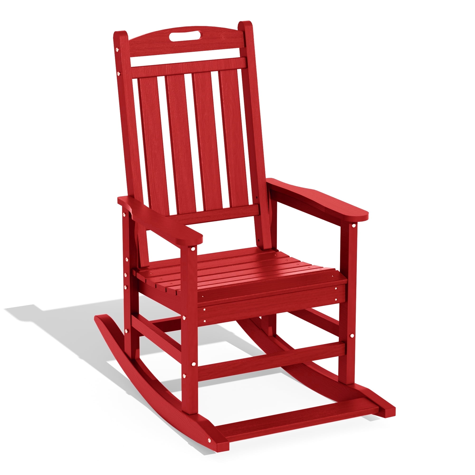 HDPE Outdoor Rocking Chairs , Patio Rocking Chairs with footrest design ...