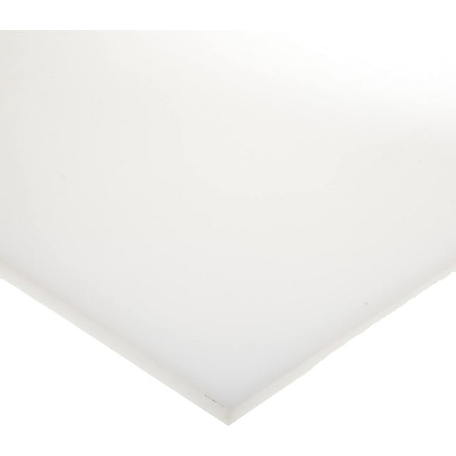 HDPE Polyethylene Sheet, Smooth, UL 94HB, Translucent White, 1/2" Thick ...