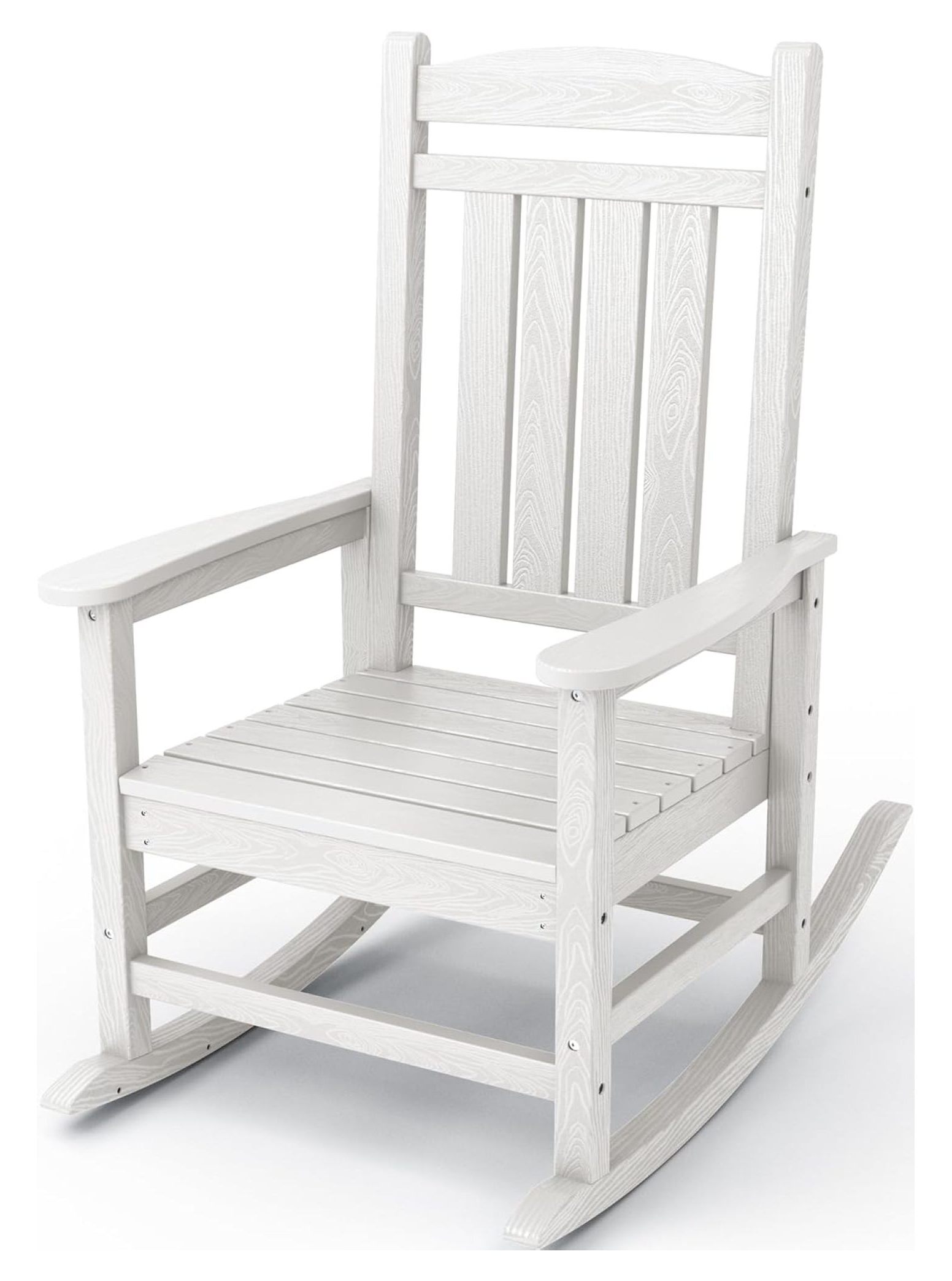 HDPE Rocking Chairs Outdoor, Patio Rocking Chairs with 330lbs Support ...
