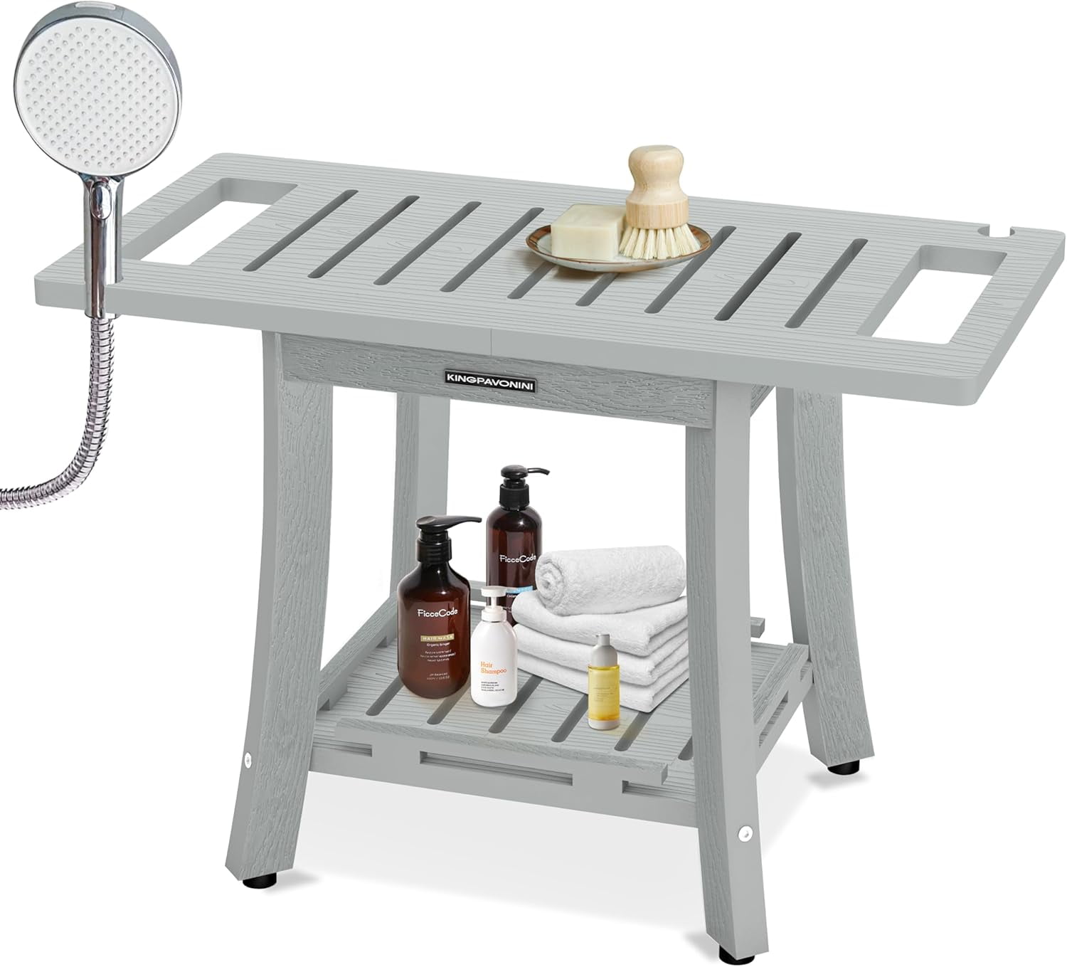 HDPS Shower Benches for Inside Shower to Sit on, Waterproof Shower ...