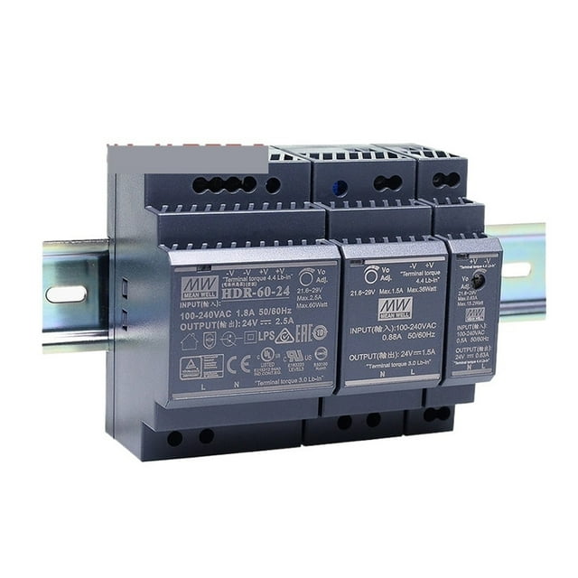 HDR-15 30 60 100 150 Series DC 5V 12V 15V 24V 48V Ultra Slim Step Shape ...