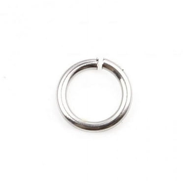 HDSupplies 100 Pieces - 304 Stainless Steel Jump Rings - 8mm - 15 Gauge ...