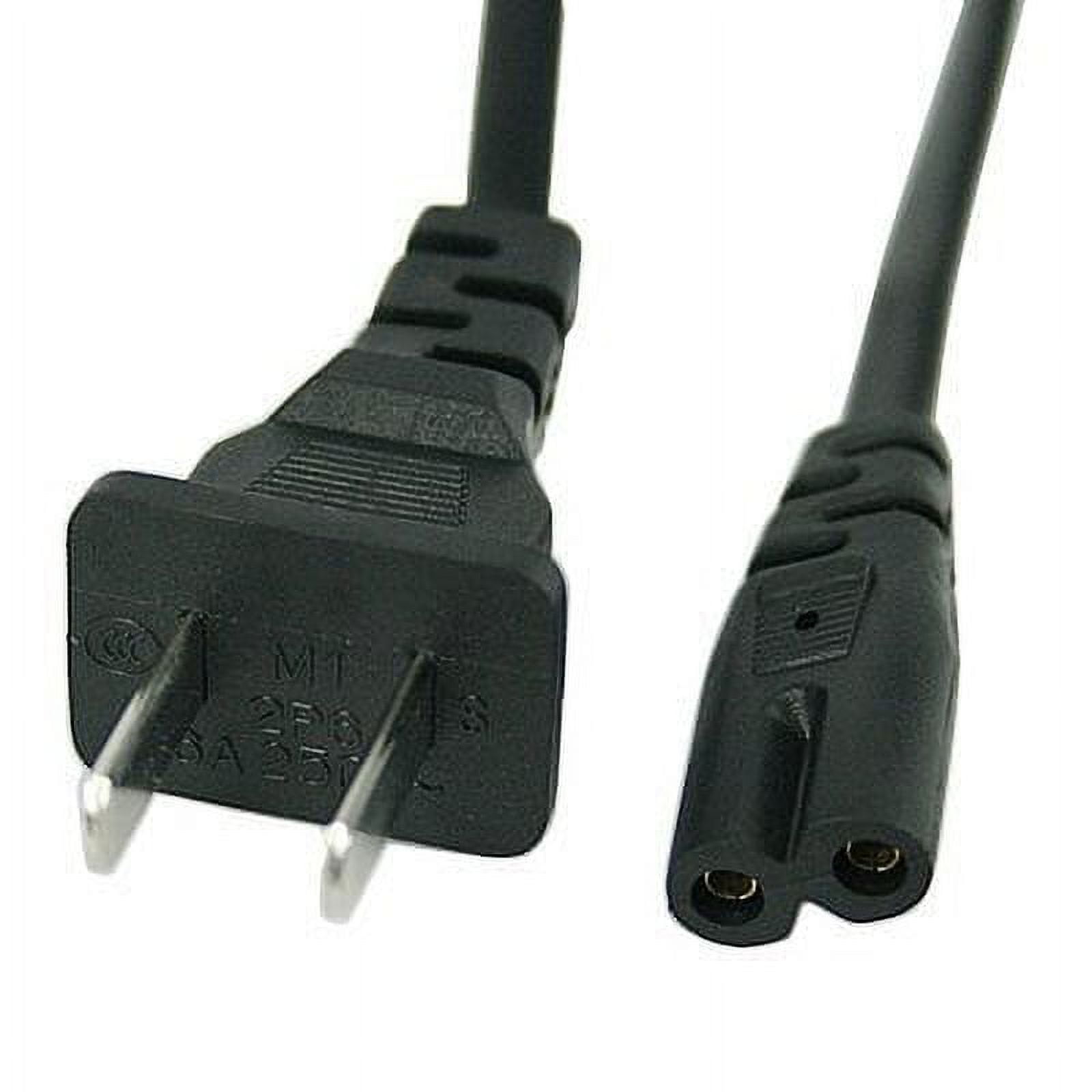 HDTV AC Wall Cable 2Ft Polarized Power Cord for Vizio LED TV Smart ...