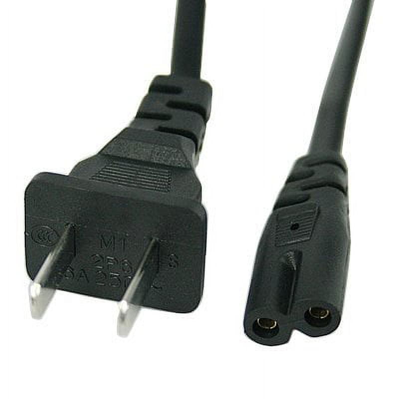 HDTV AC Wall Cable 2Ft Polarized Power Cord for Vizio LED TV Smart ...