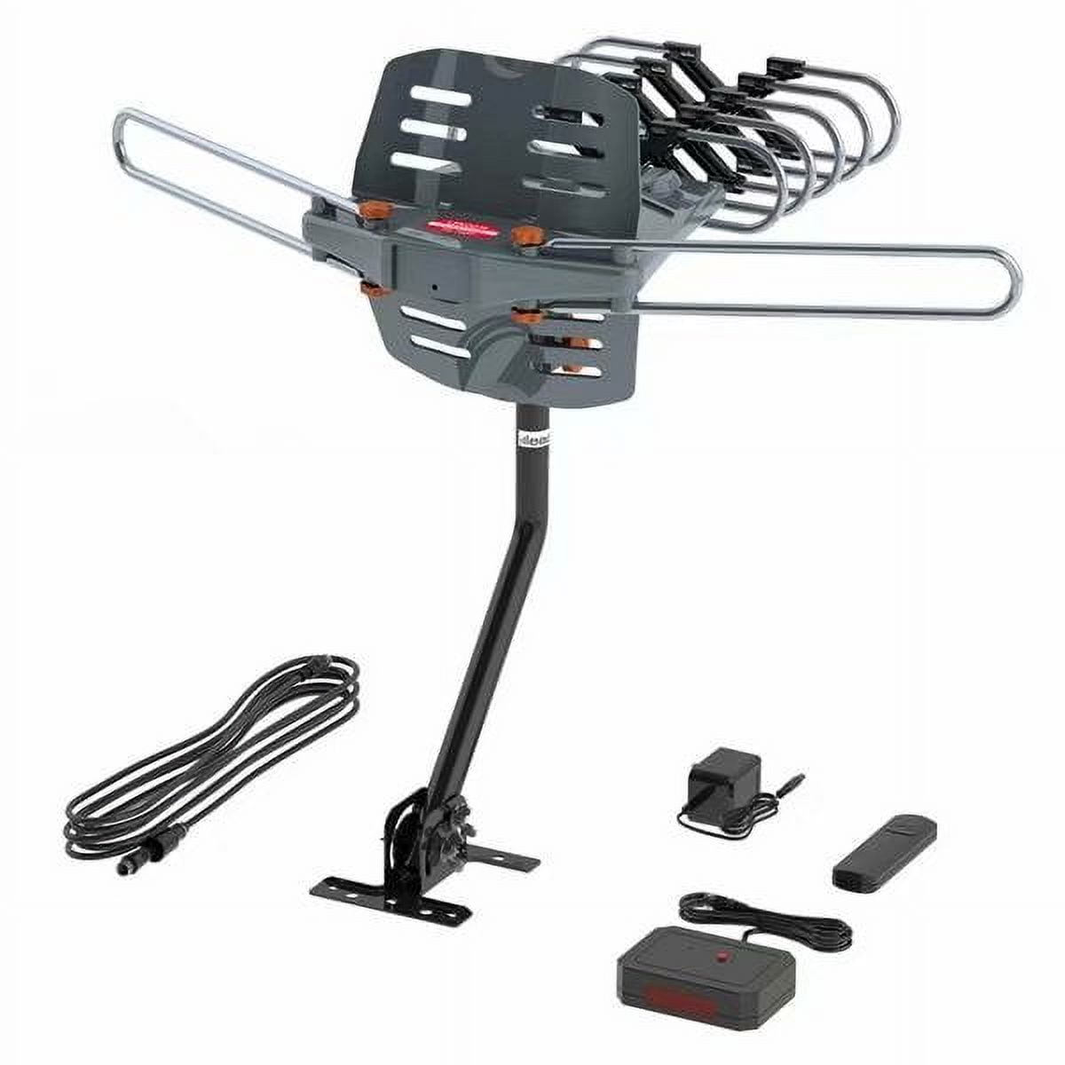 HDTV Antenna Amplified Digital Outdoor Antenna with Mounting Pole ...