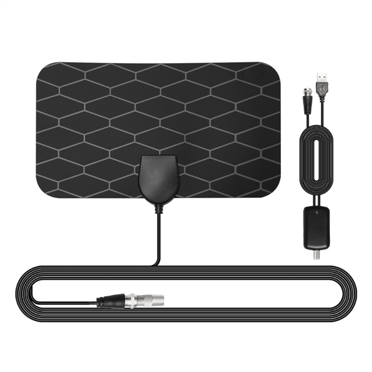 HDTV Antenna Digital Receiving with Signal Amplifier 25DB High Gain HD ...