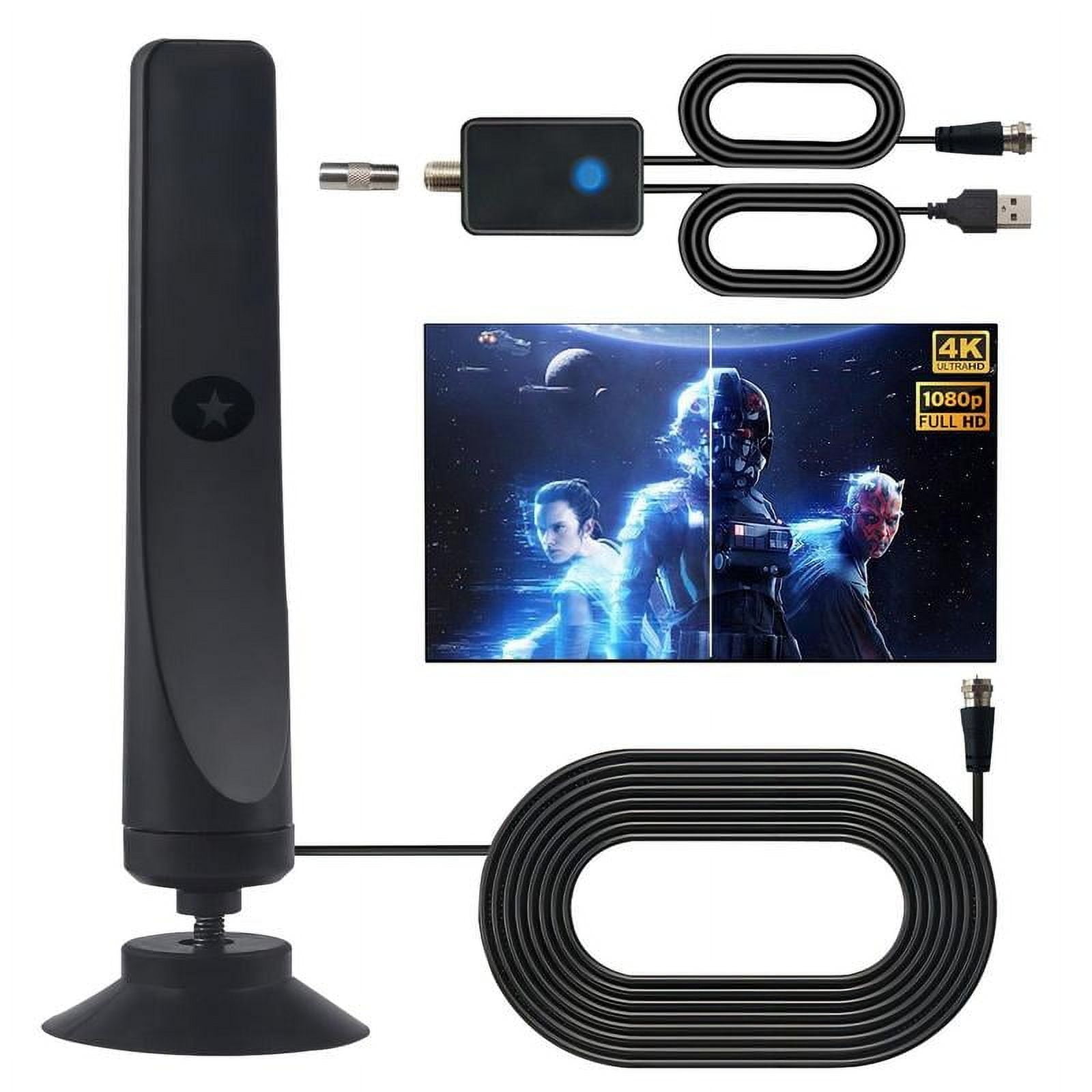 HDTV Antenna,FathersDayGift, Long Range Indoor TV Antenna, Digital ...