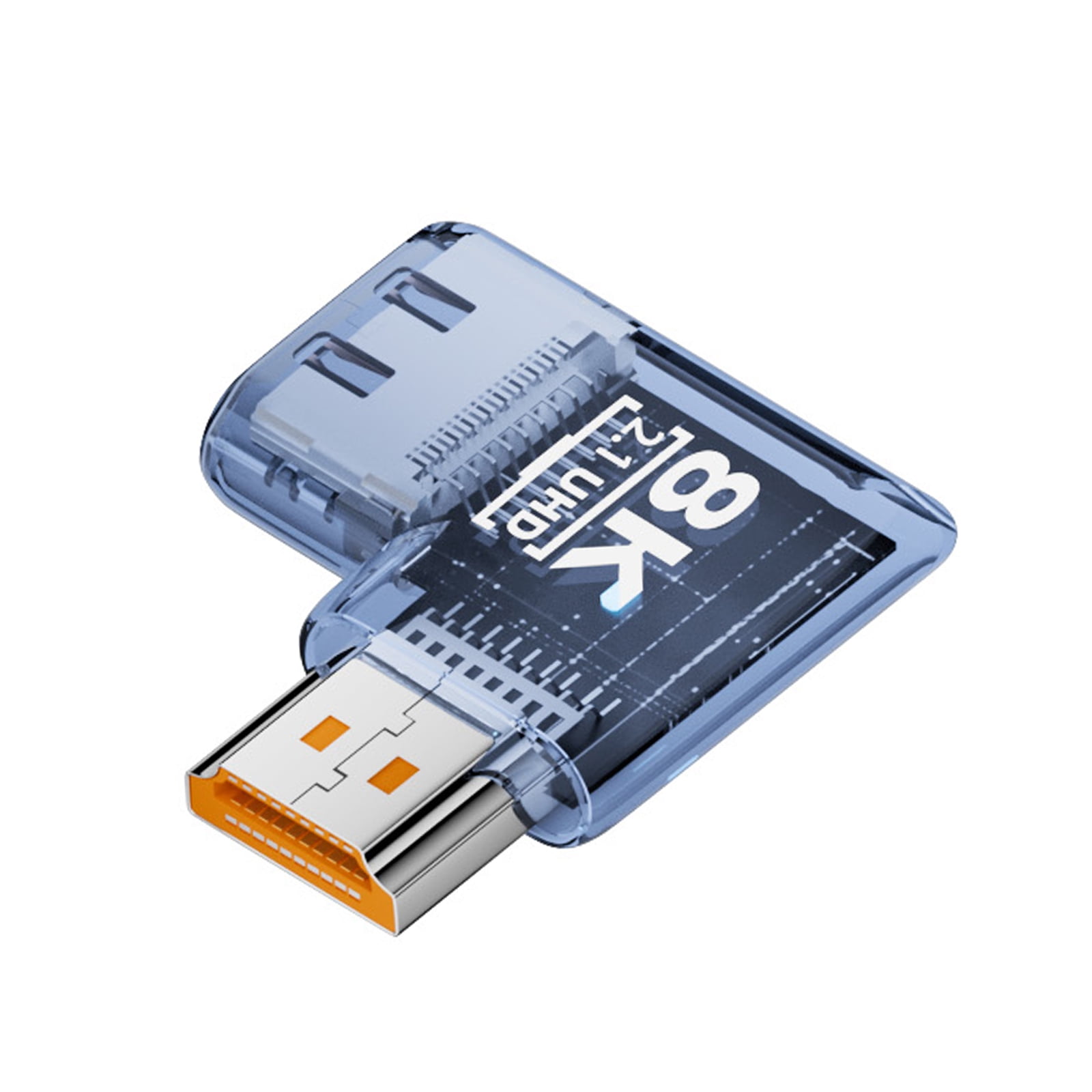 HDTV Right Angled Adapters 90 Degree Female to Male Connectors 8K60Hz ...