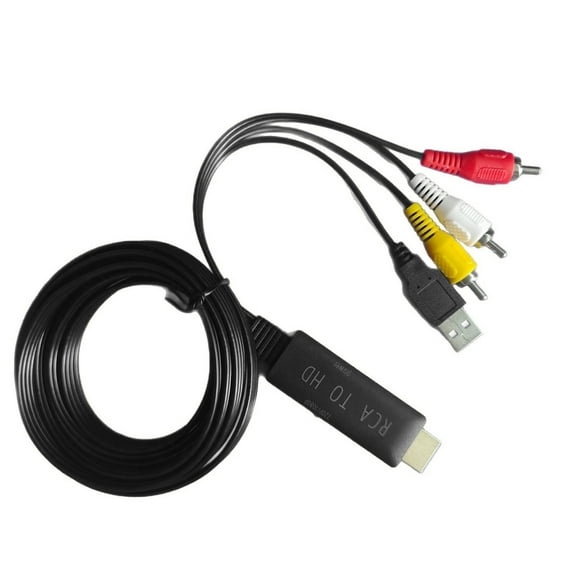 HDTV to 3RCA Cable 1080P Converters Composite to HDTV Adapter Support ...