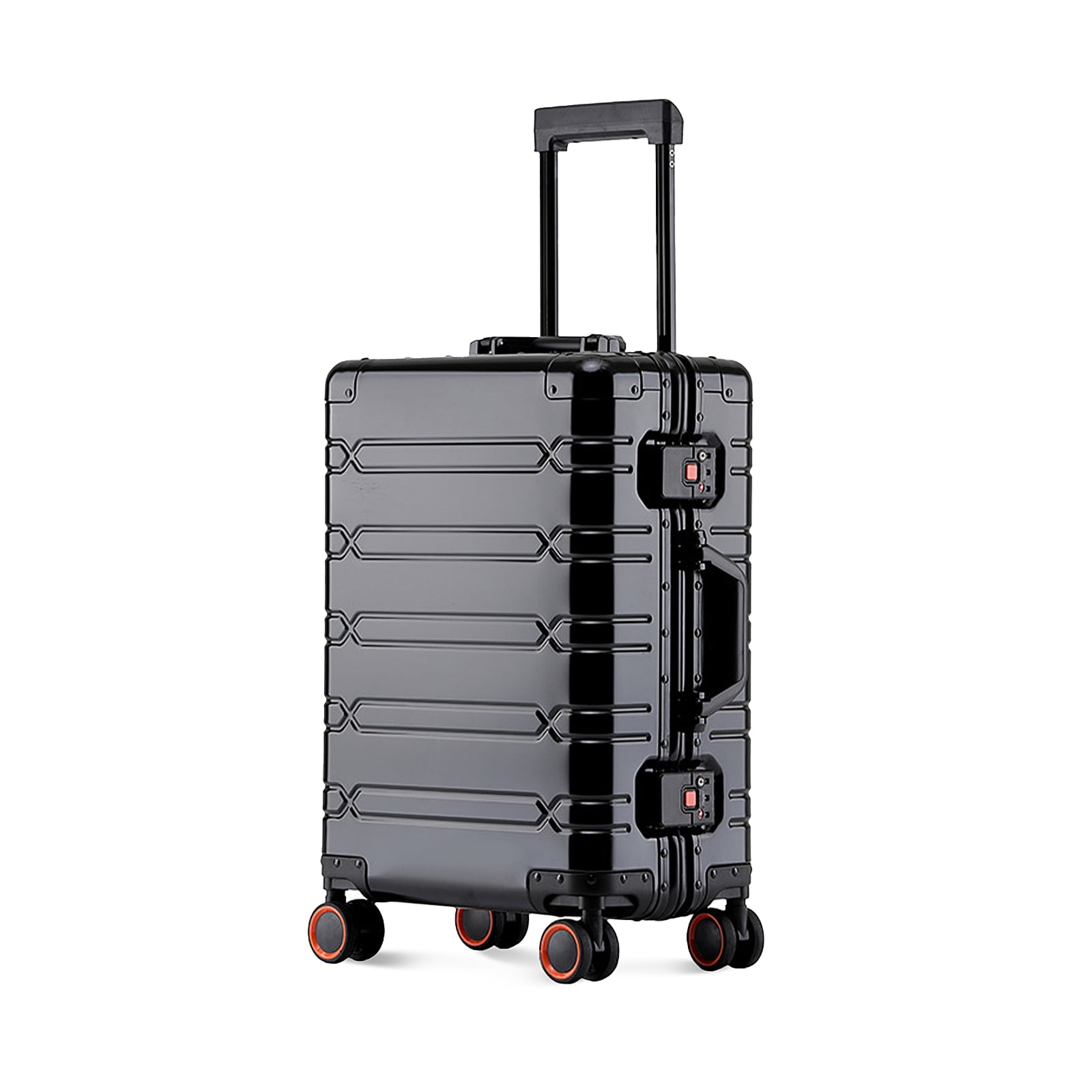 HDUTNGISN 13.8"x9"x21.6" Aluminum Carry-On Luggage Airline Approved ...