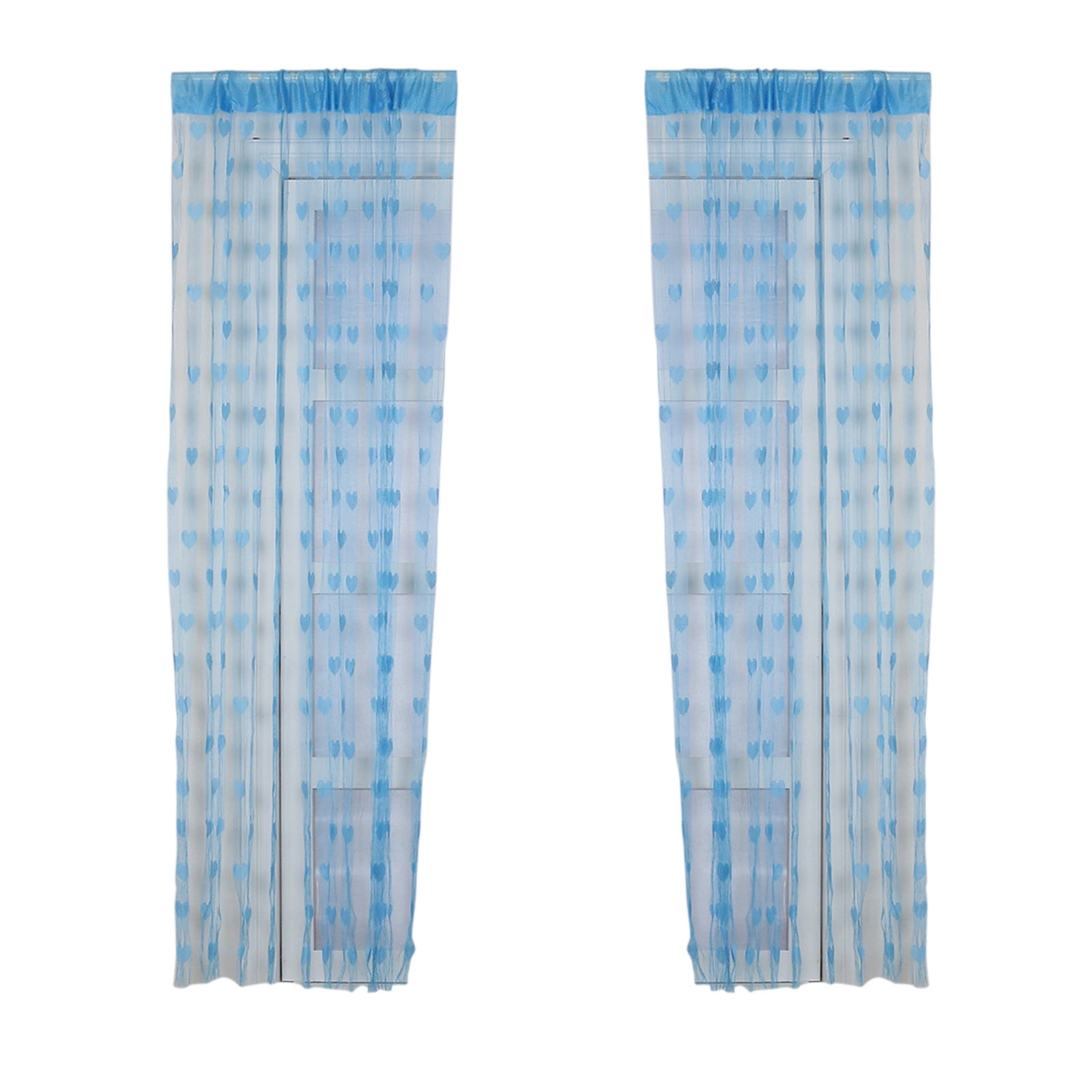 HDWUEN 2025 Sheer Curtain Modern Fresh Rural Entrance Curtain with ...