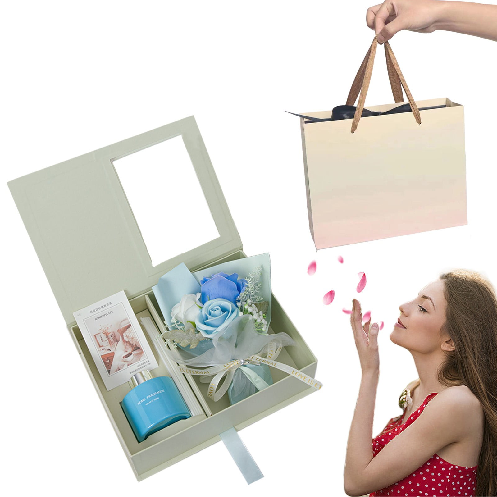 HDWUEN Aromatherapy Oils Gift Box Home Fragrance for Valentine's Day ...