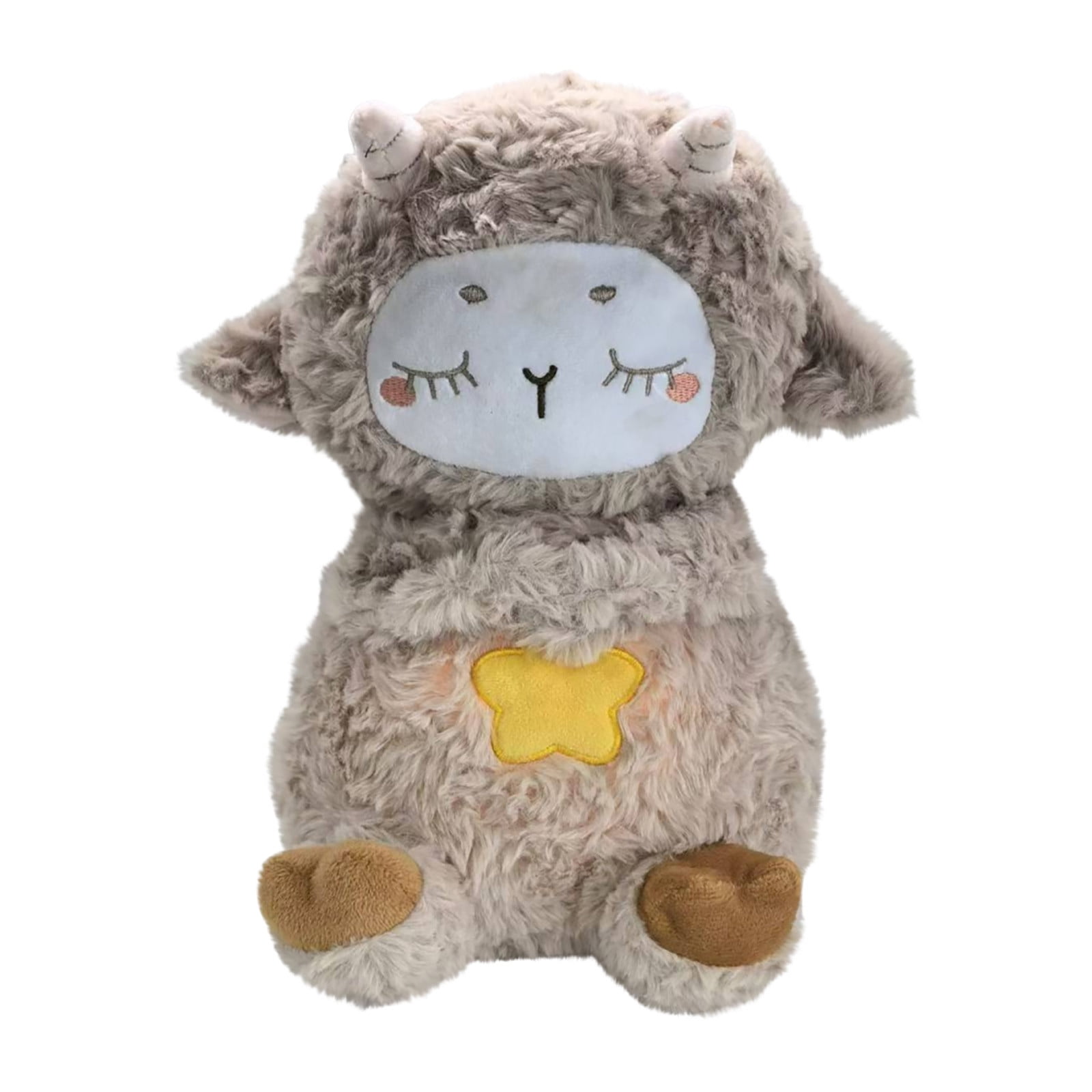HDWUEN Calming Toy Companion with Glowing Belly and Breathing ...