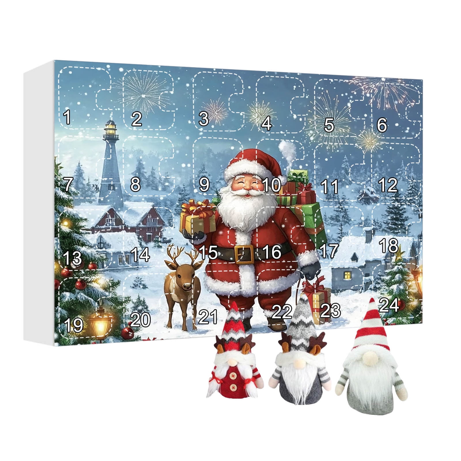 HDWUEN Gnomes Dolls Advent Calendar,2024 Advent Calendar With Dwarf ...