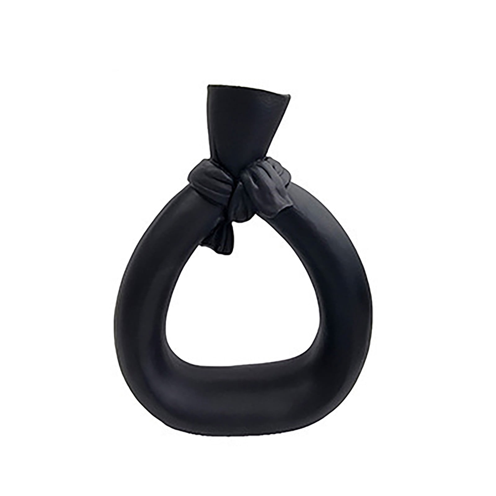 HDWUEN Indoor Flower Pot,Knot Shape Desktop Planter,Resin Flower ...