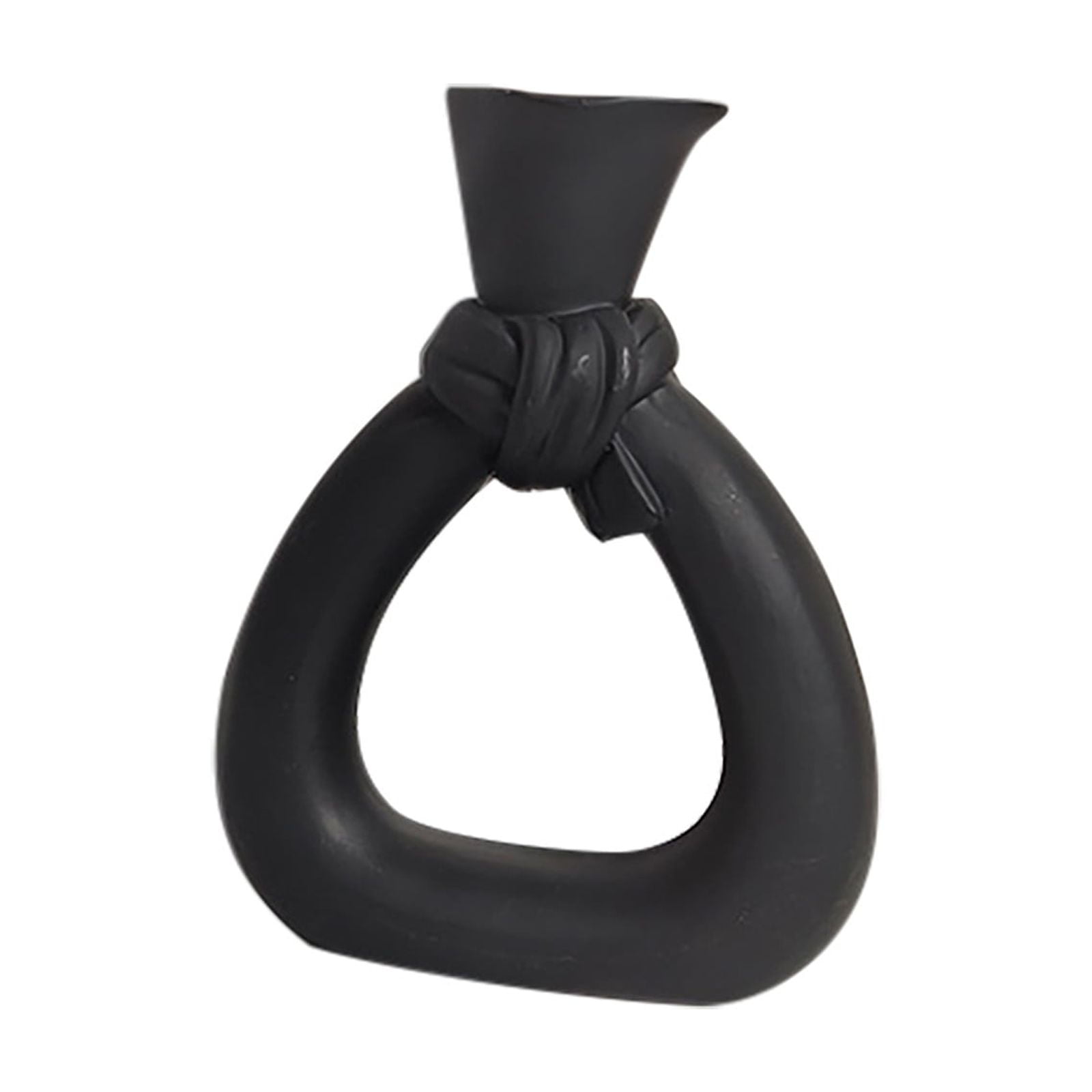 HDWUEN Indoor Flower Pot,Knot Shape Desktop Planter,Resin Flower ...