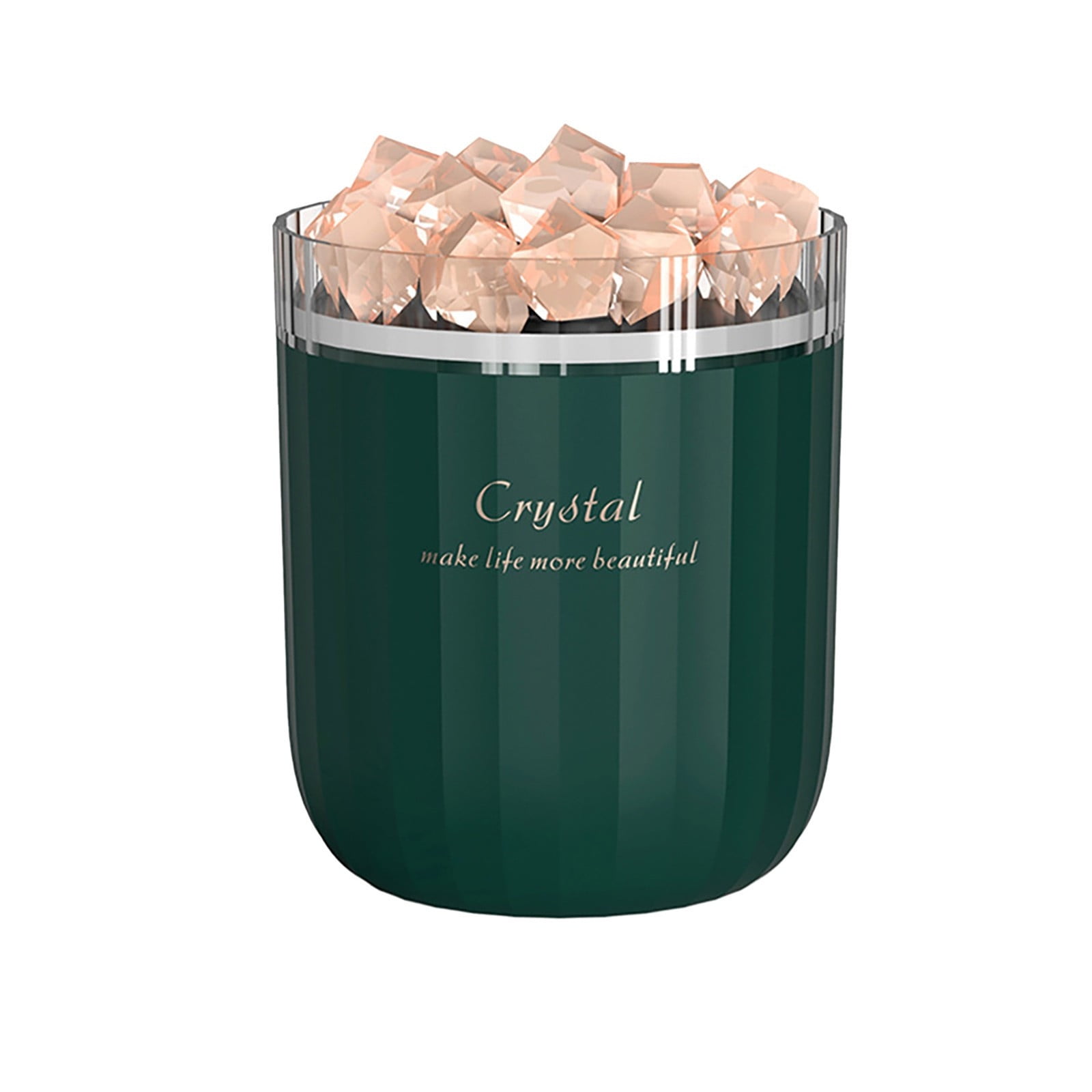 HDWUEN Salt Lamp Humidifiers Gemstone Light Small Humidifier for ...