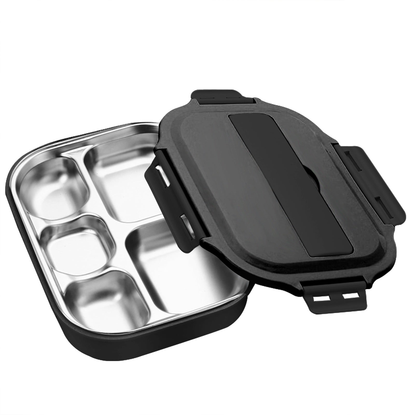 HDWUEN Stainless Steel Bento Box,Stackable Bento Lunch Box,5 ...