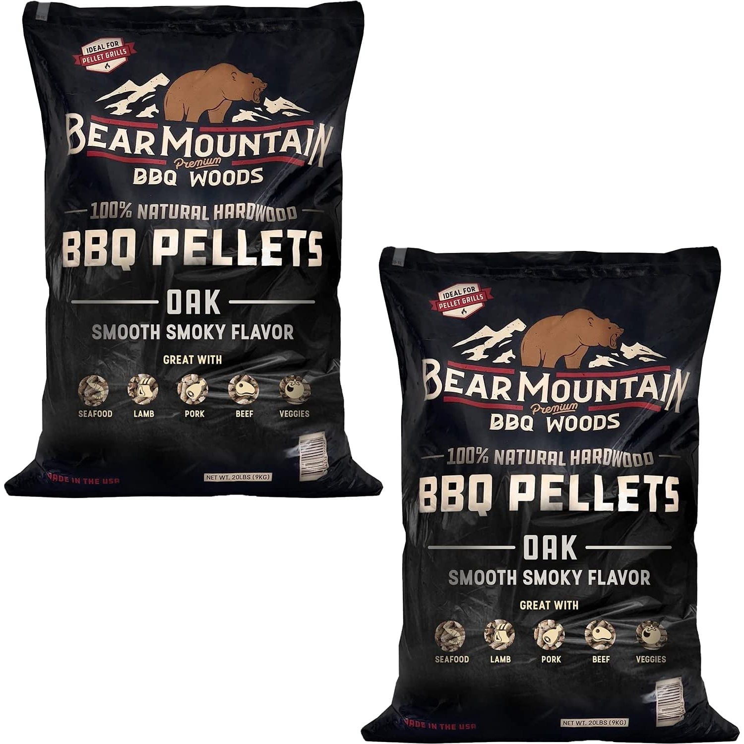 HDXPKJ Premium All Natural Hardwood Red and White Oak Wood Chip Pellets ...