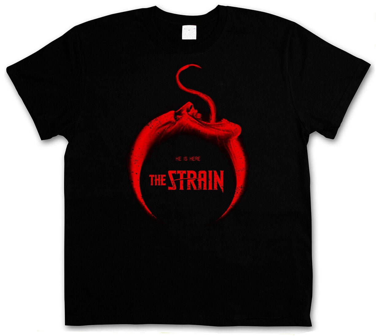HE IS HERE LOGO II T-SHIRT - Guillermo Del Toro Vampire TV The Strain T ...