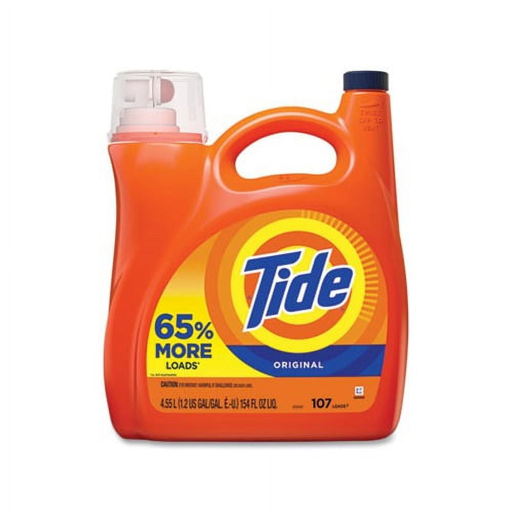 HE Laundry Detergent Original Scent, 107 Loads, 154 oz Pump Bottle ...