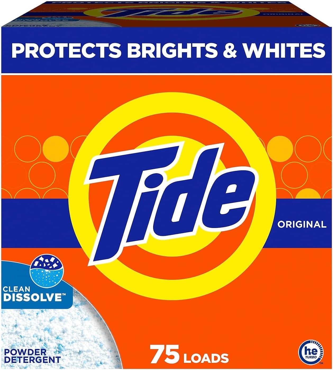 HE Laundry Detergent, Original Scent, Powder, 95 oz Box, 3/Carton ...