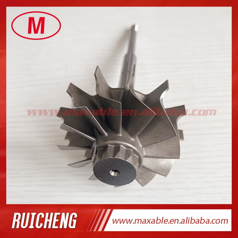 HE300V 60X70mm 12blades double piston ring turbine shaft wheel/turbo ...