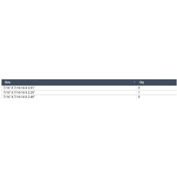 Ford 302 Crank Bolt Size