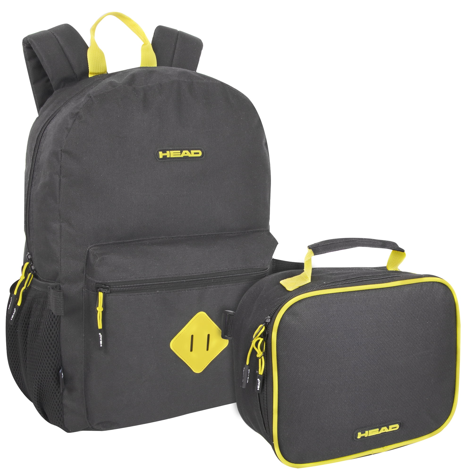 HEAD Backpack And Lunchbox Set, Black - Walmart.com