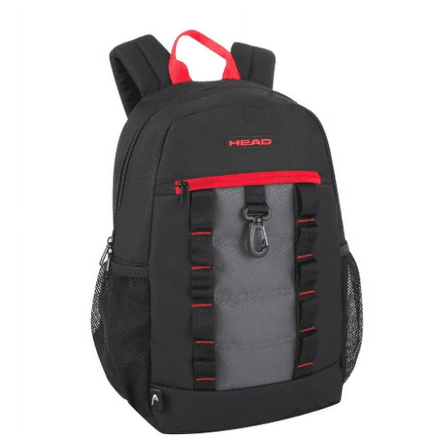 HEAD Elastic Front Backpack, Black - Walmart.com